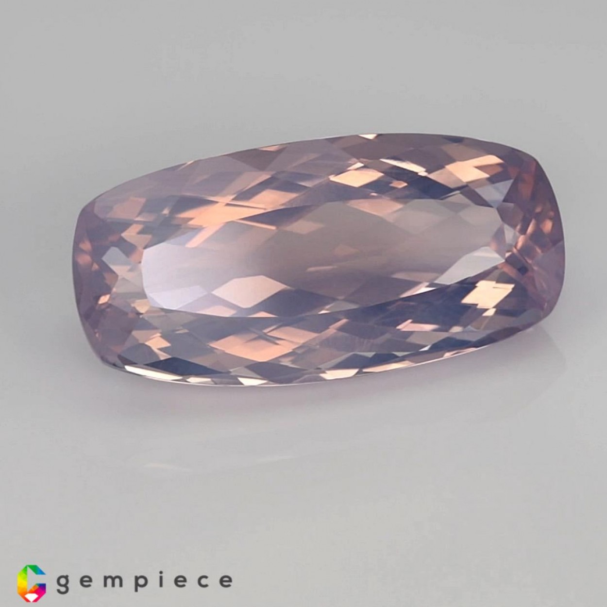 22.62 carats lavender natural lavender quartz cushion 27x13 mm brazil